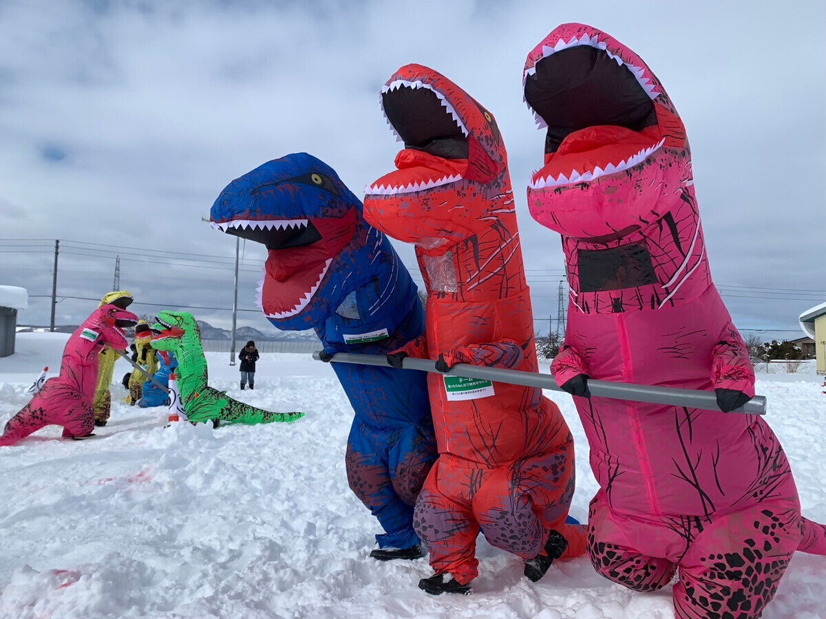 SODANE - 雪原のティラノサウルスレースが話題！滝川市「ぽかぽか冬まつり」が新企画続々でさらにパワーアップ！